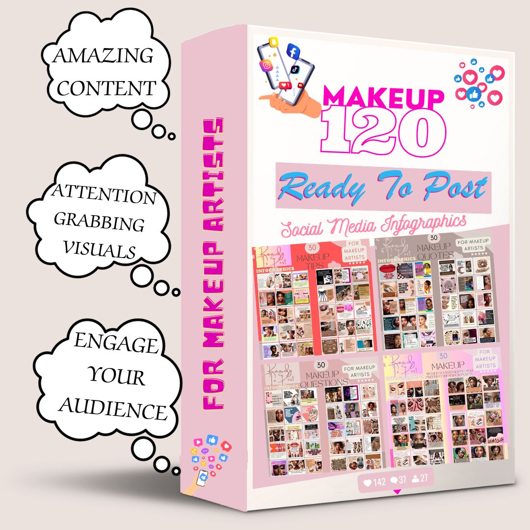 Ready to Post 30 Makeup Questions | Social Media Management ...