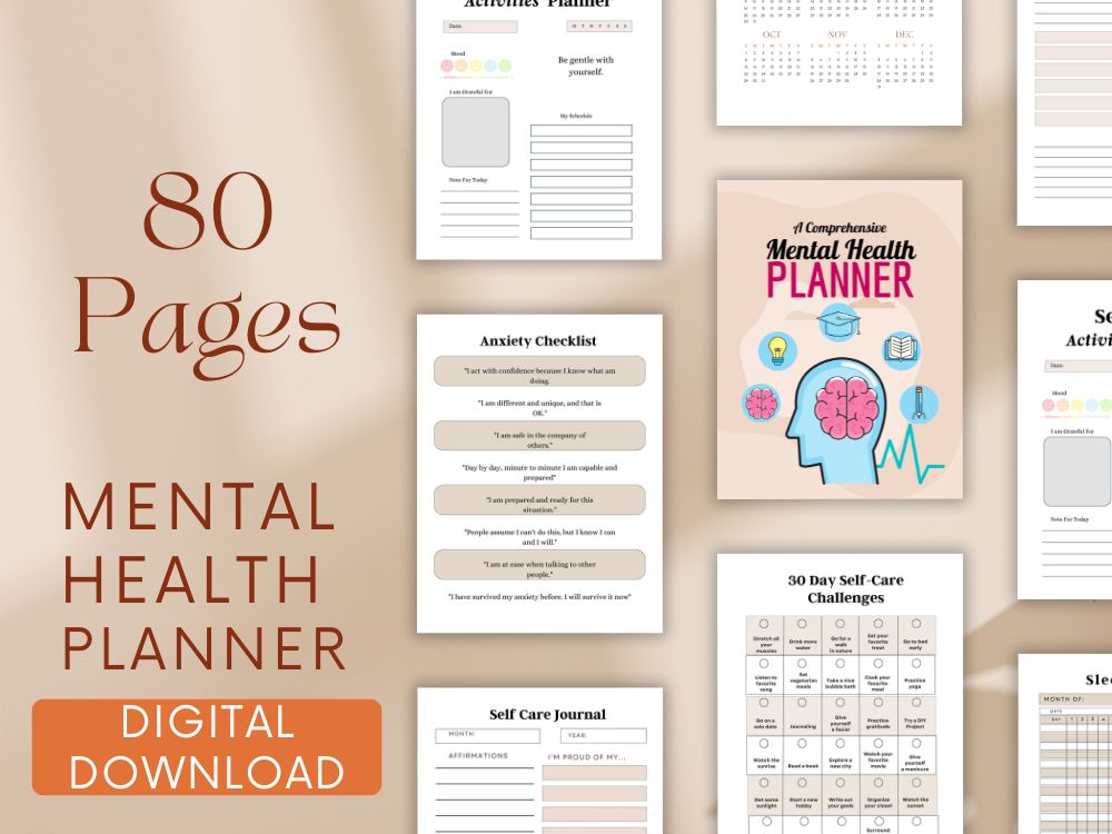 A Comprehensive Mental Health Planner | Mental Health Planner ...